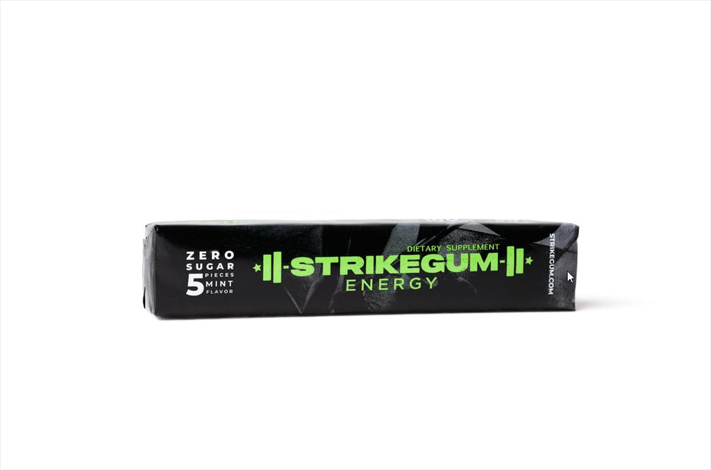 StrikeGum energy gum spearmint flavour