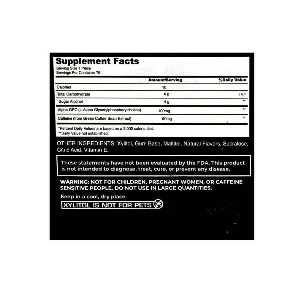 StrikeGum spearmint for mental focus