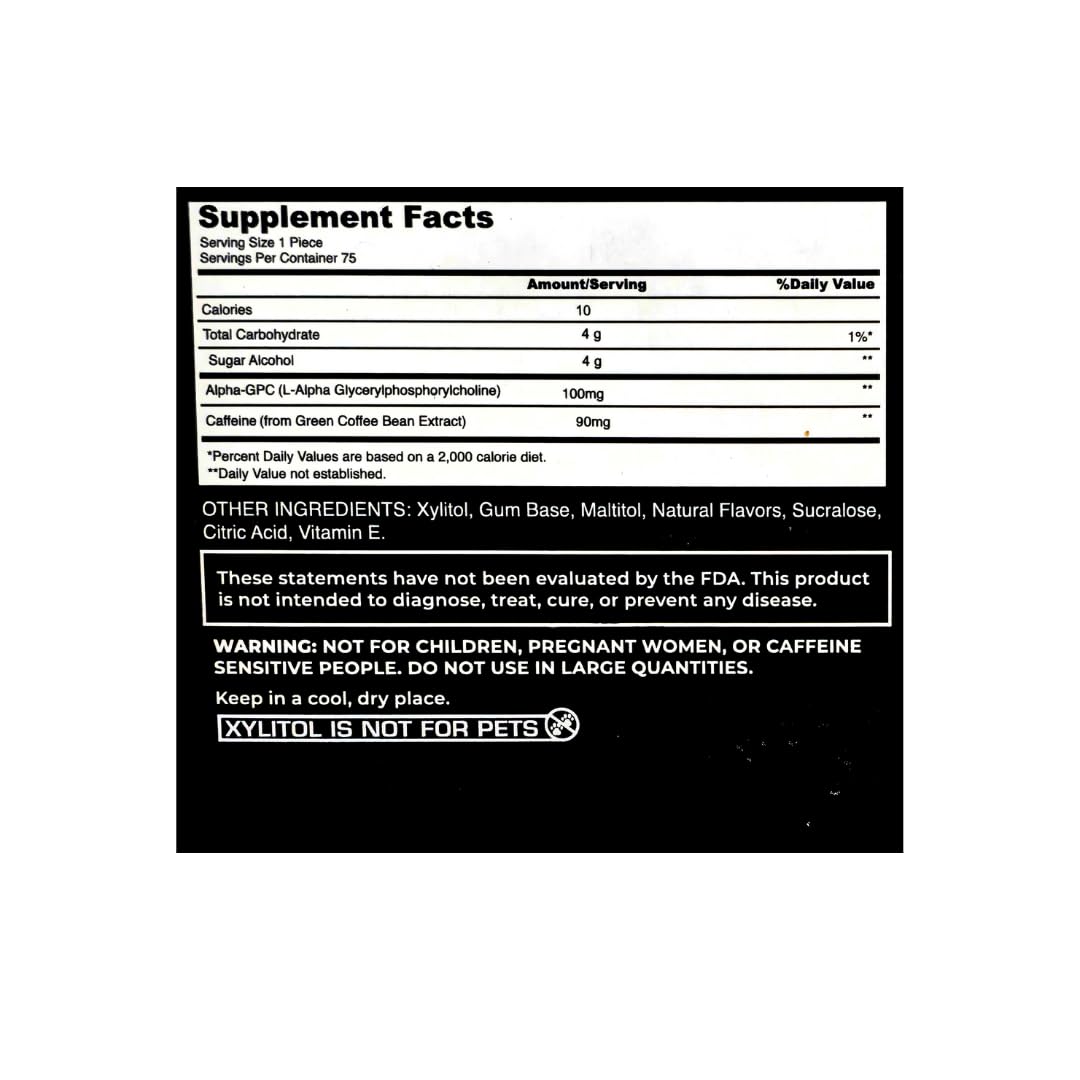 StrikeGum spearmint for mental focus