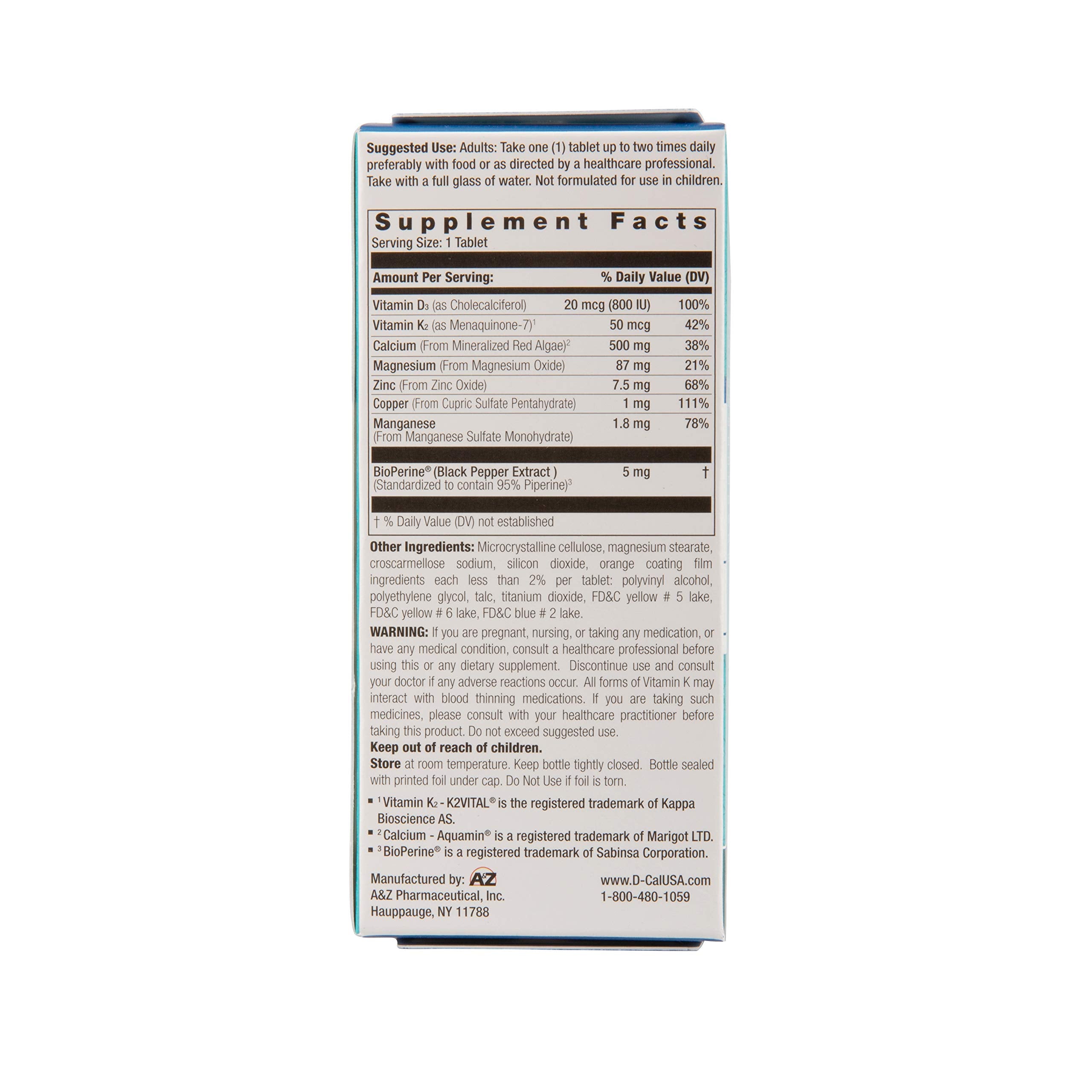 Strong bones with marine calcium formula