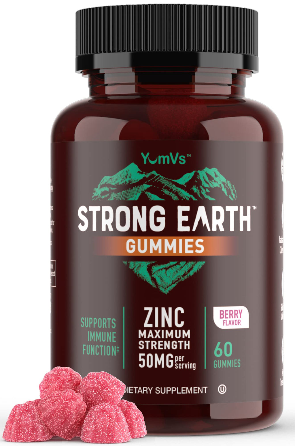 Strong Earth zinc gummies for kids
