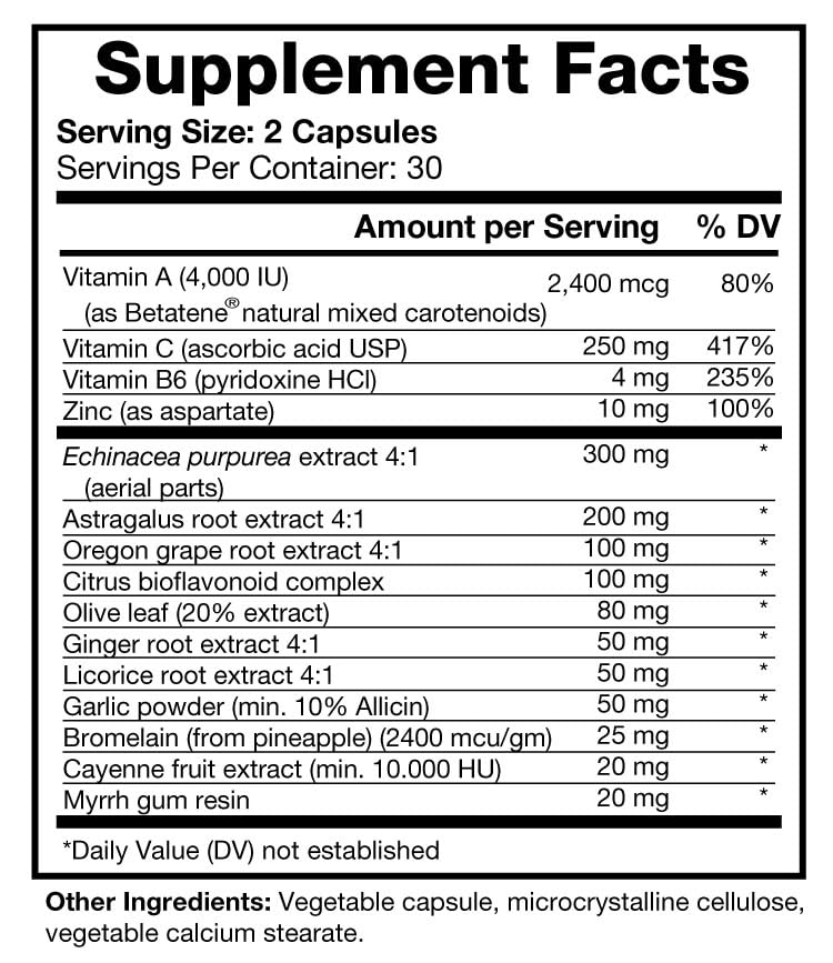 Strong immune support with zinc