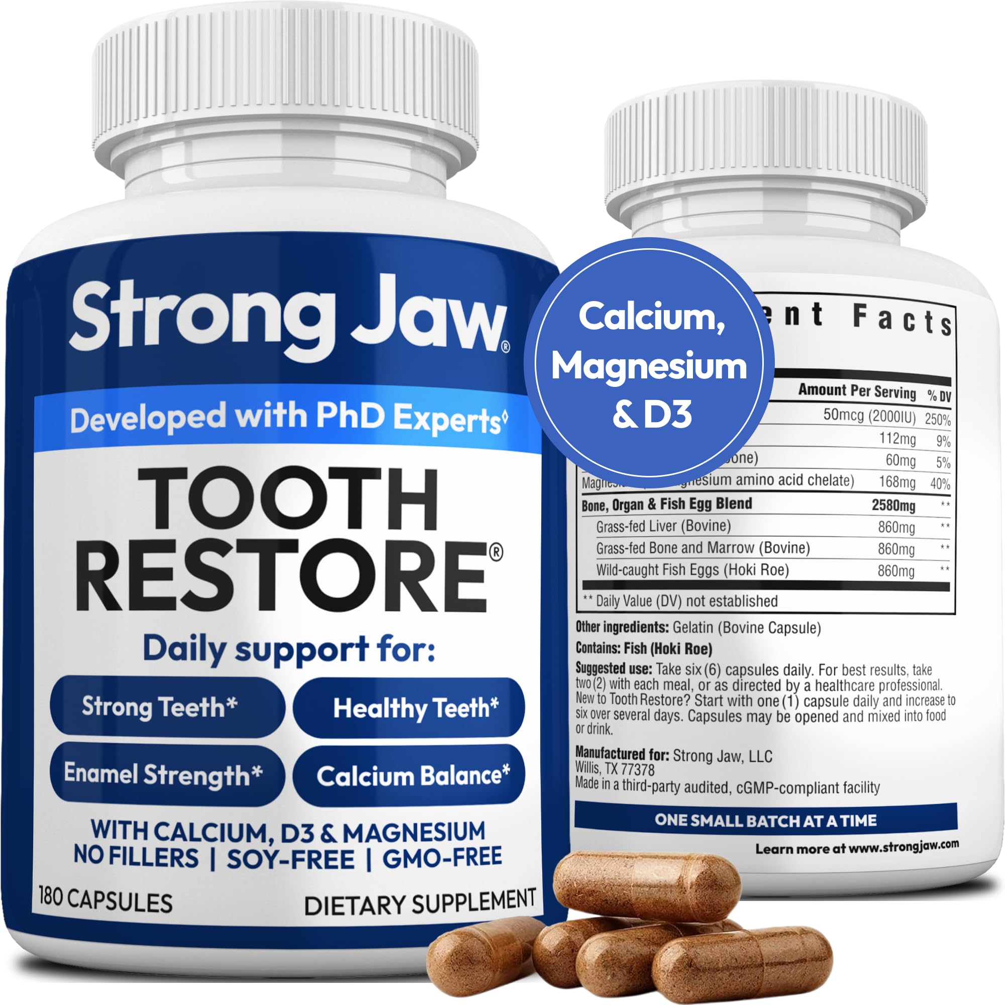 strong jaw tooth restore capsules