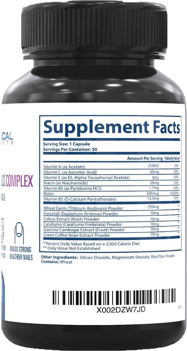 Strong nails blended vitamin supplement