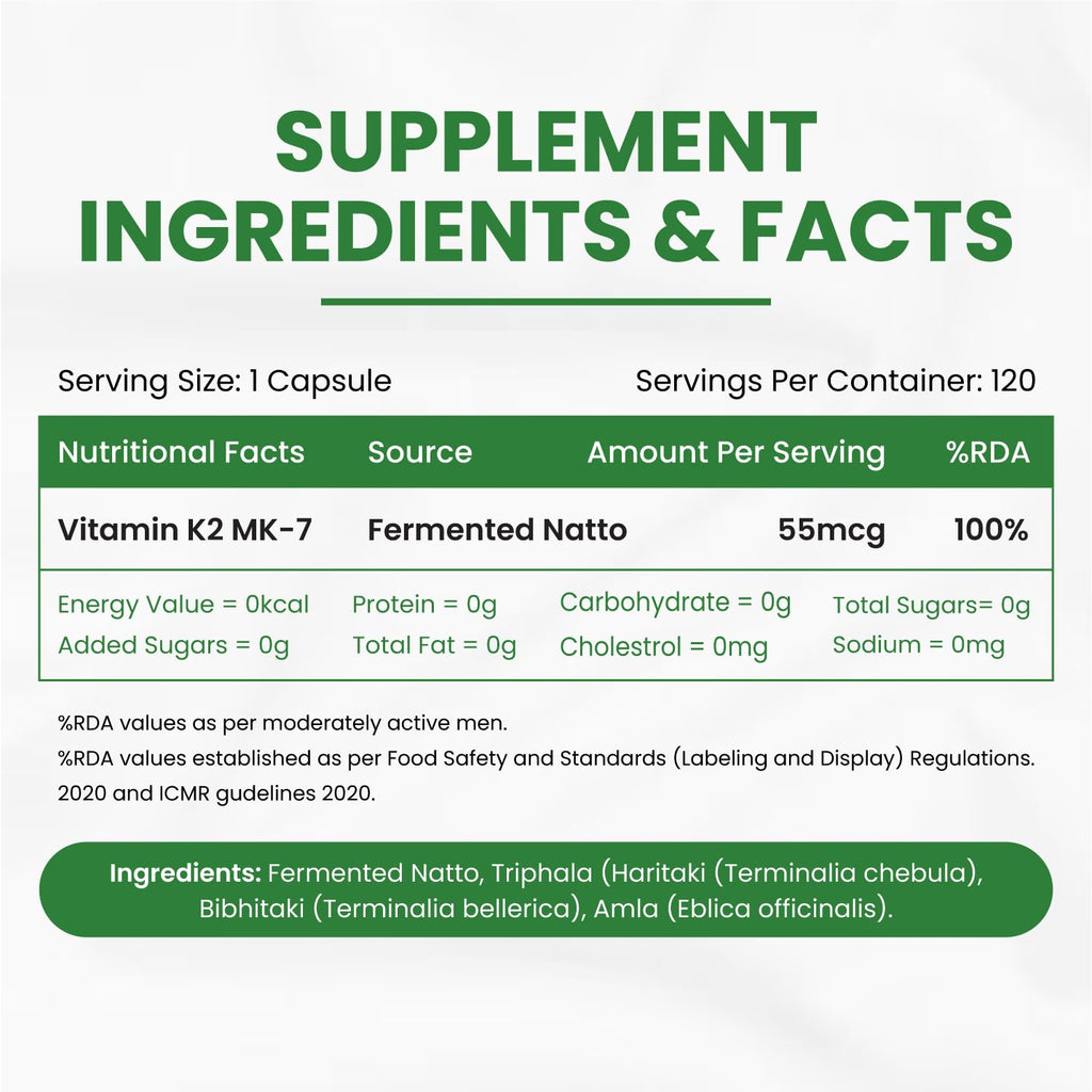 stronger bones with vitamin K2 supplement