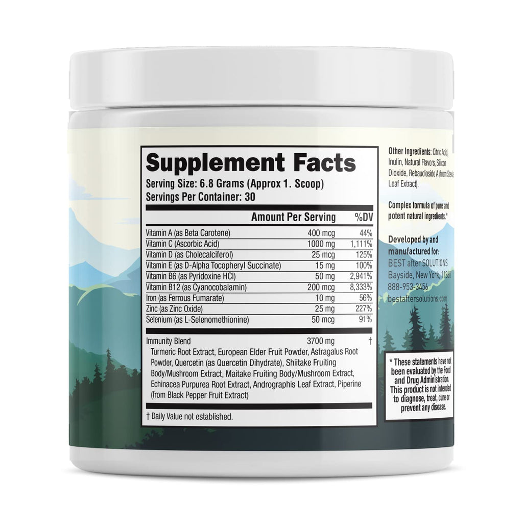 stronger immunity with blended vitamin & mineral supplements