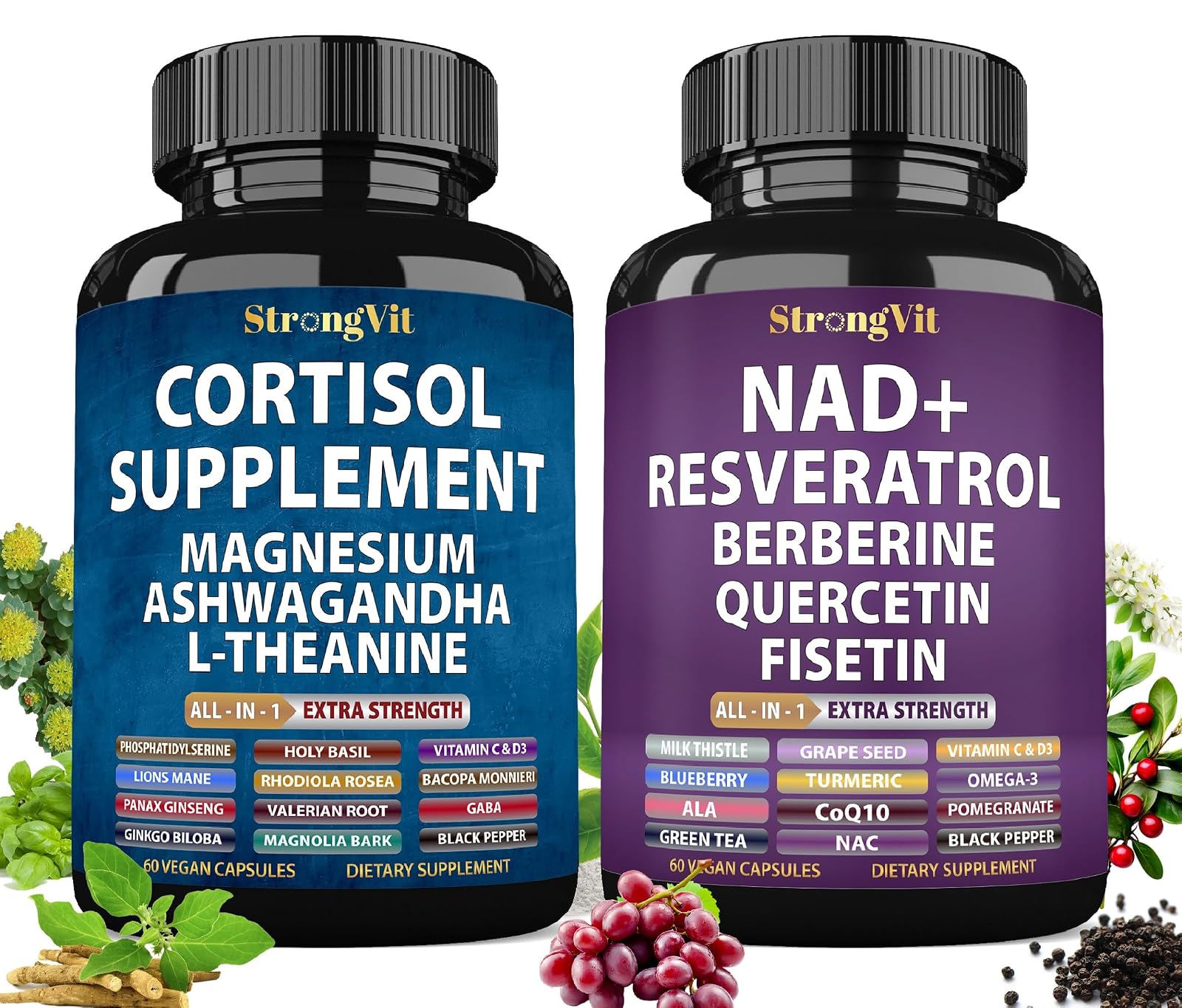StrongVit cortisol support supplement