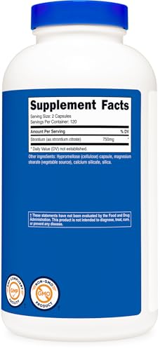 Strontium capsules for daily nutrition