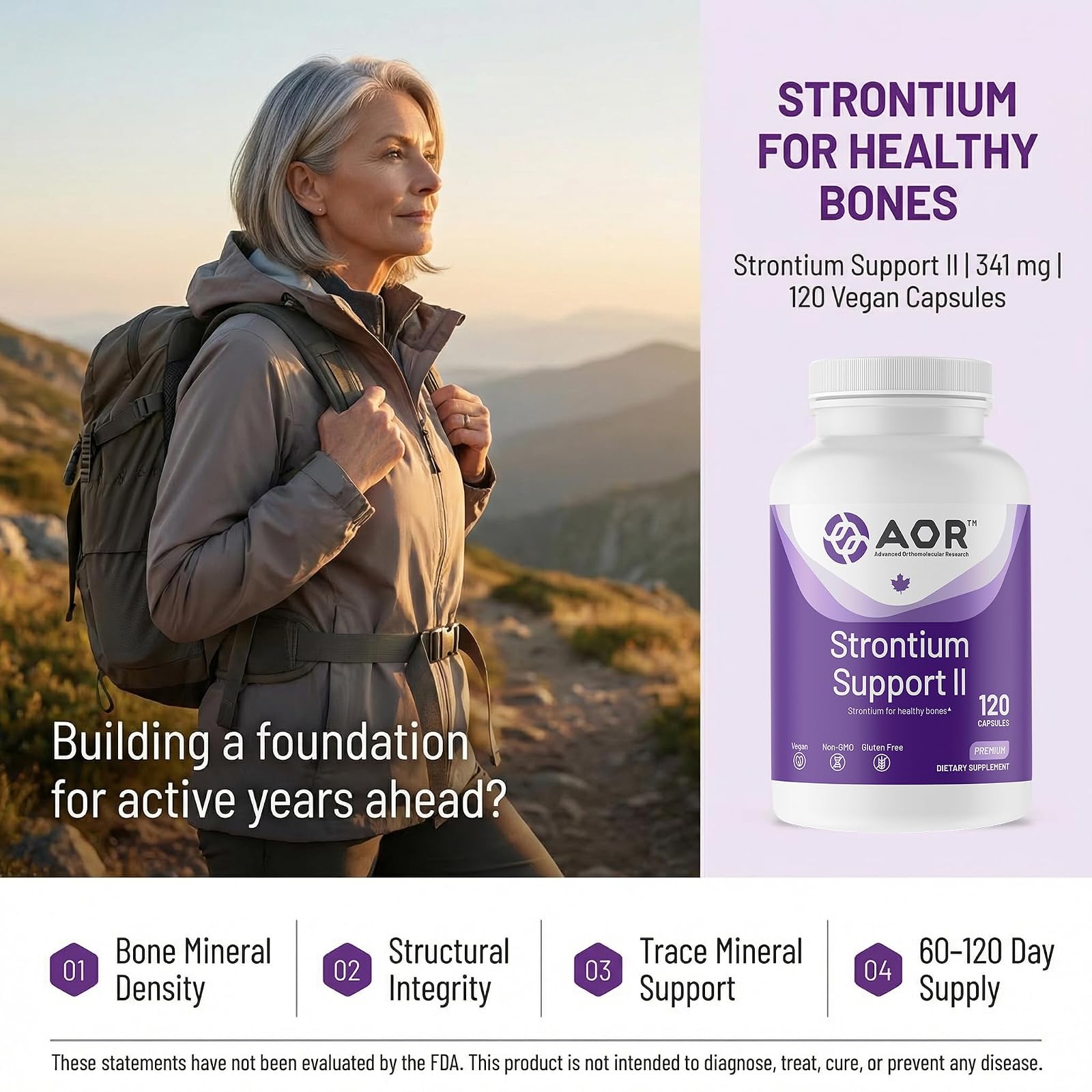 Strontium citrate for bone health