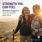 Strontium citrate for healthy aging