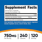 Strontium supplement for bone health