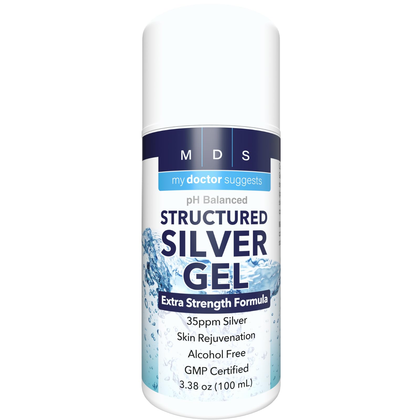 Structured Silver colloidal silver gel