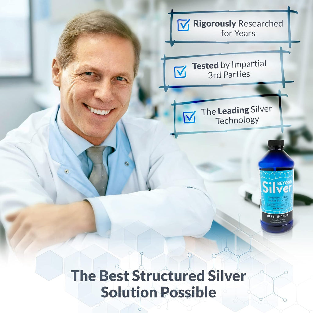 Structured silver for immune support