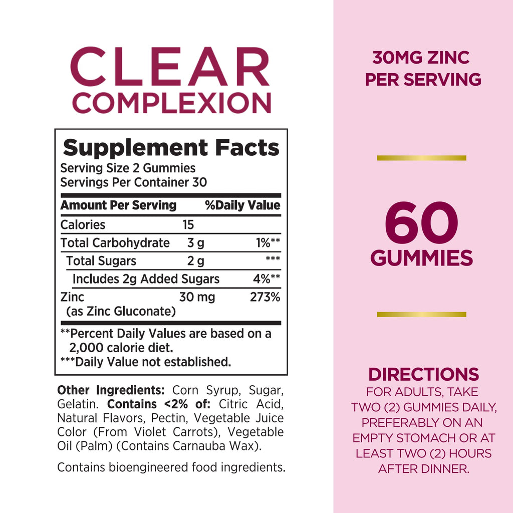 Stunning complexion beauty supplements