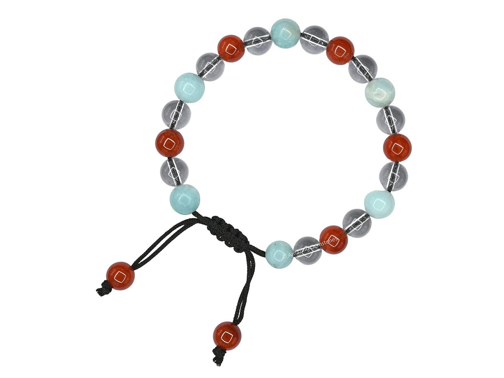 stylish clear quartz healing bracelet