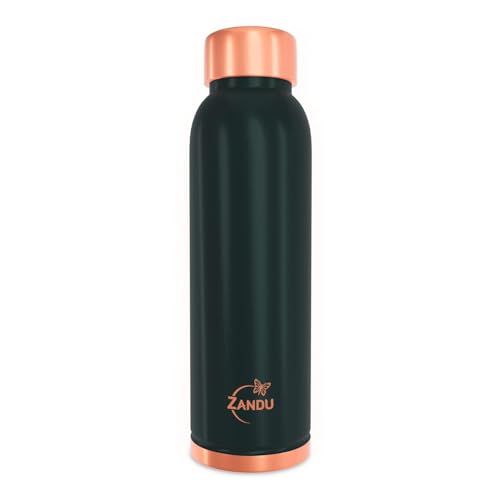 Stylish green copper bottle design