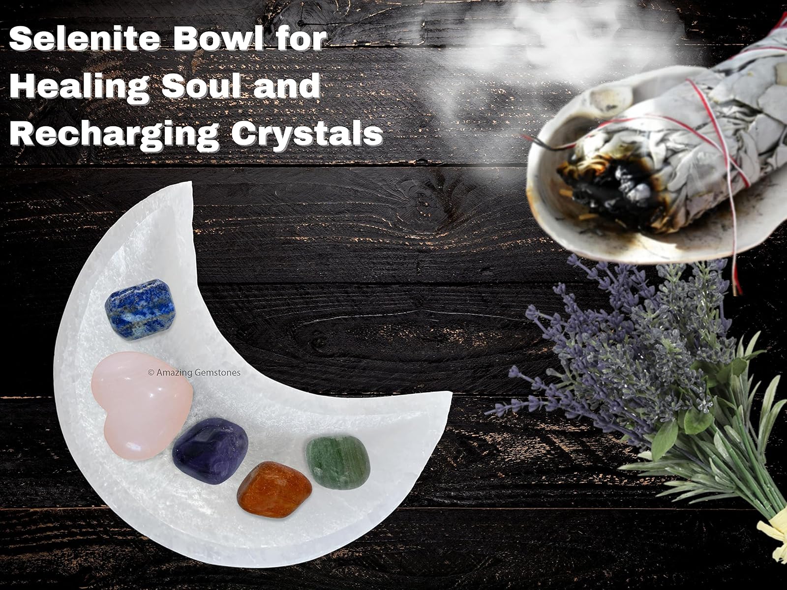 stylish selenite bowl for crystal lovers