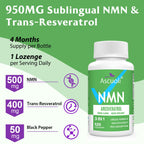 Sublingual lozenges for better absorption