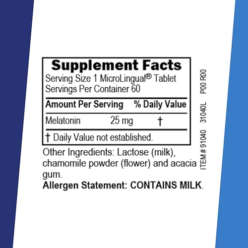 sublingual melatonin tablets for quick absorption