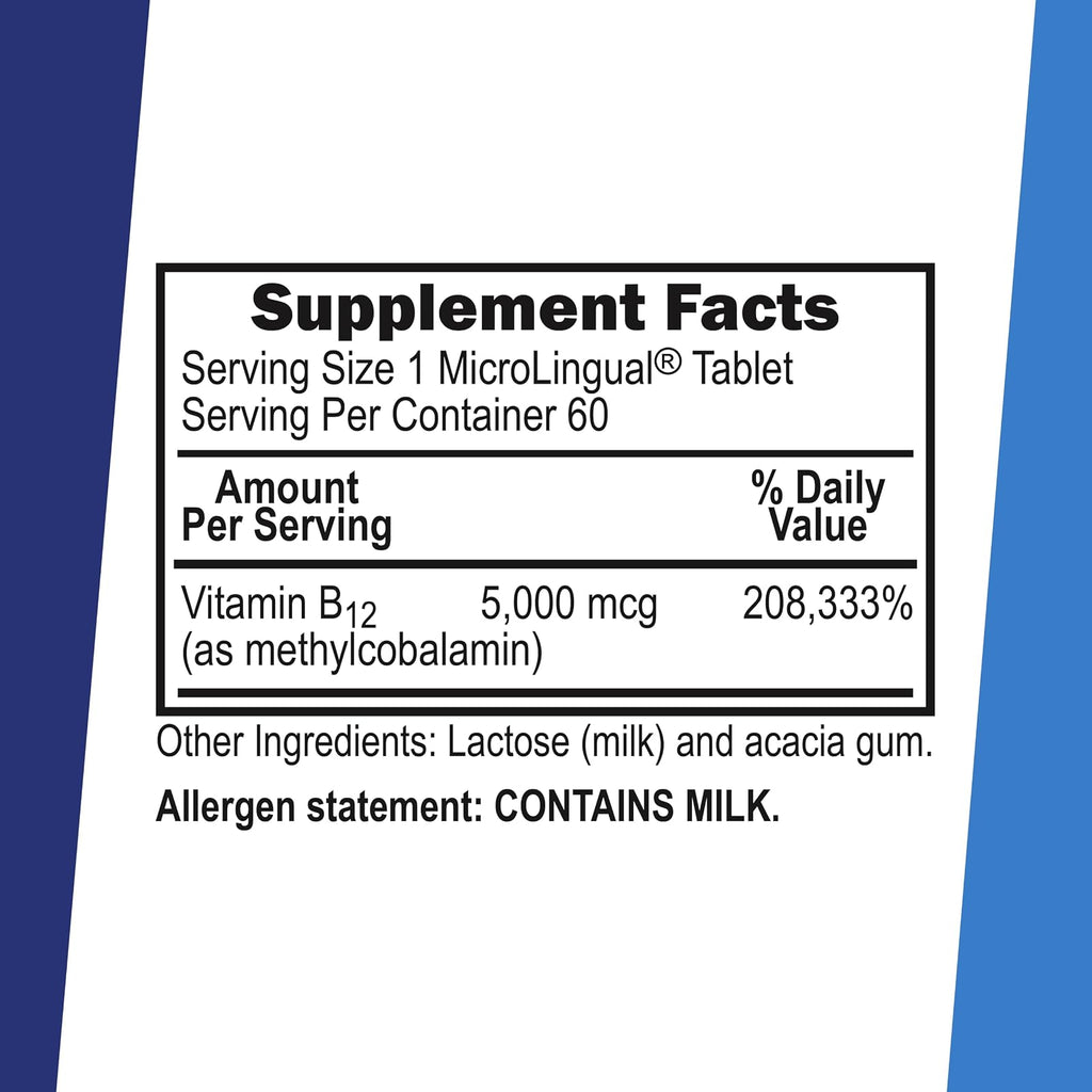 sublingual methylcobalamin B12 tablets