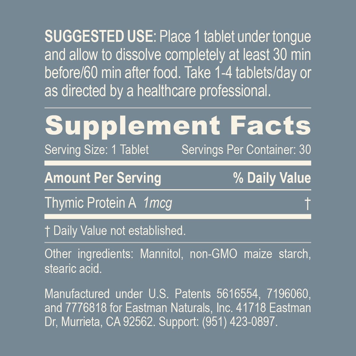 sublingual tablets for easy absorption