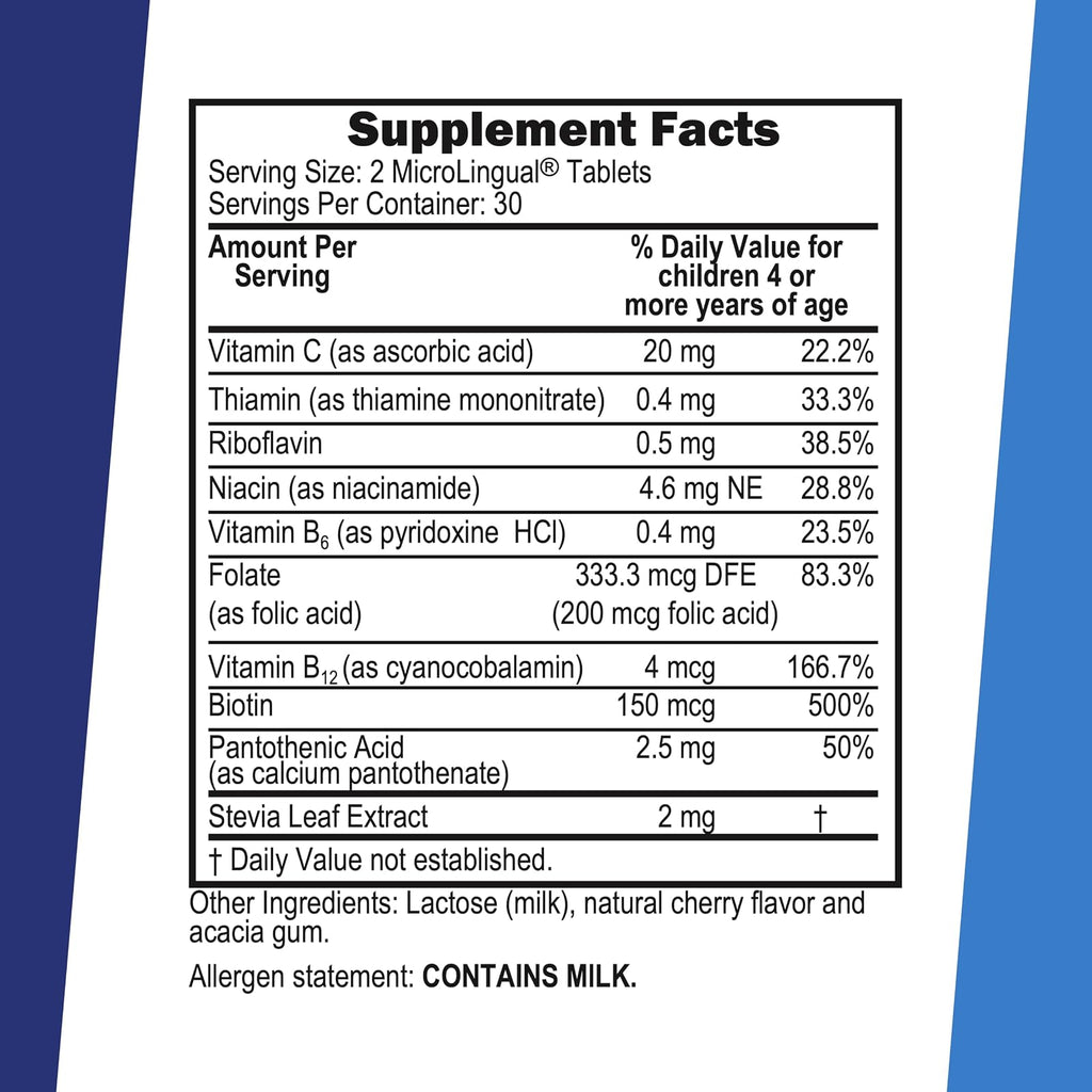 sublingual vitamin b complex for kids