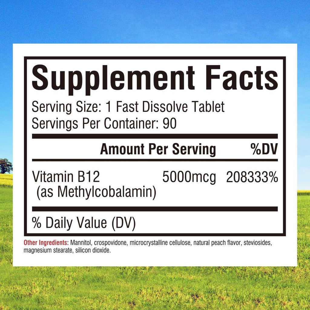 sublingual vitamin b12 for energy