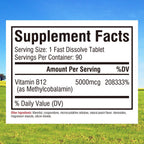 sublingual vitamin b12 for energy