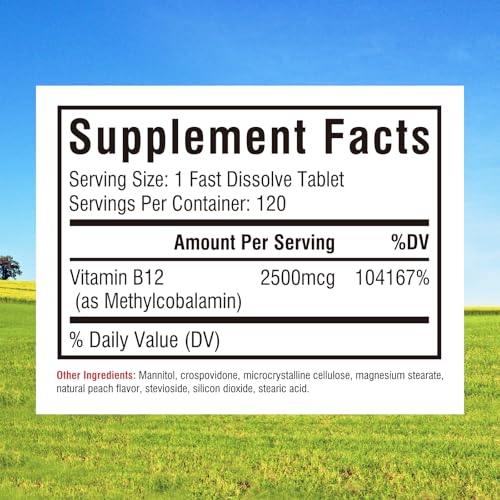 sublingual vitamin B12 for energy