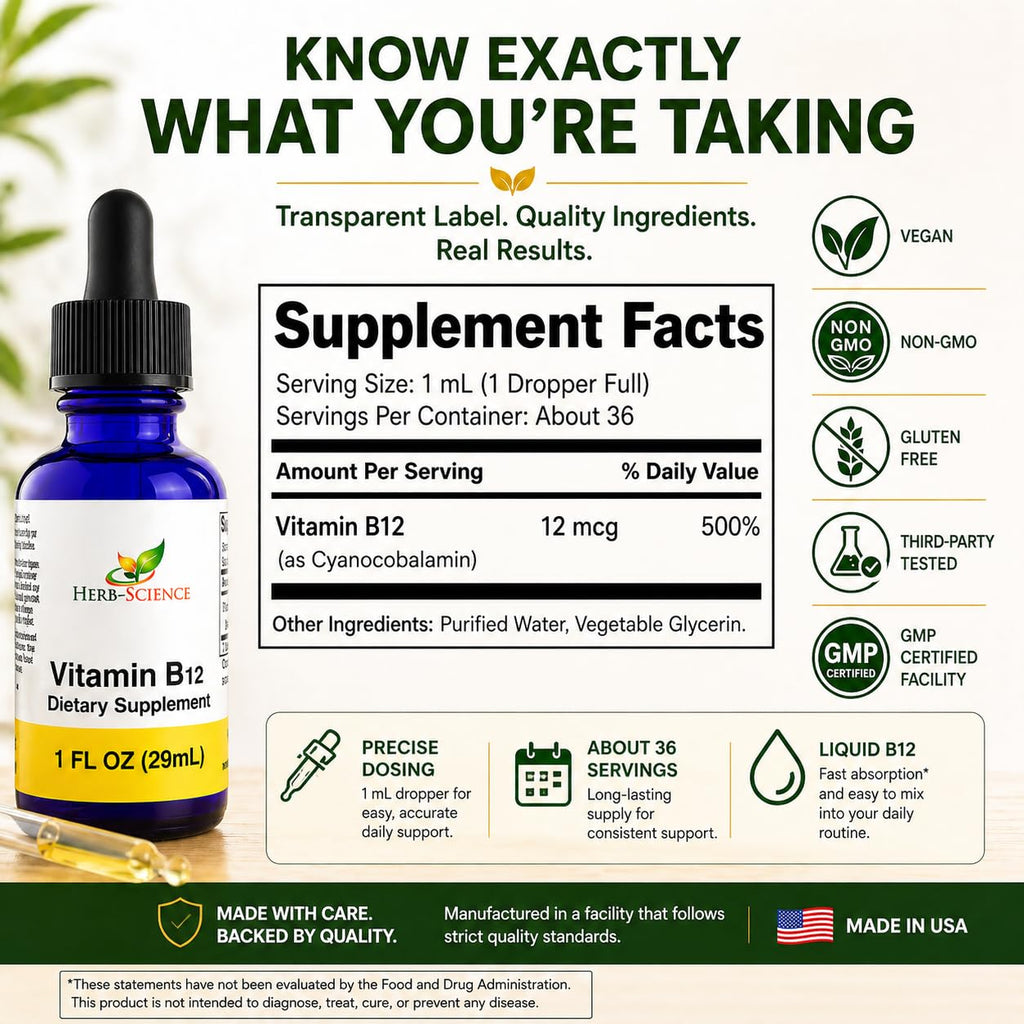 sublingual vitamin B12 for quick relief