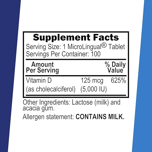 sublingual vitamin D3 5000 IU
