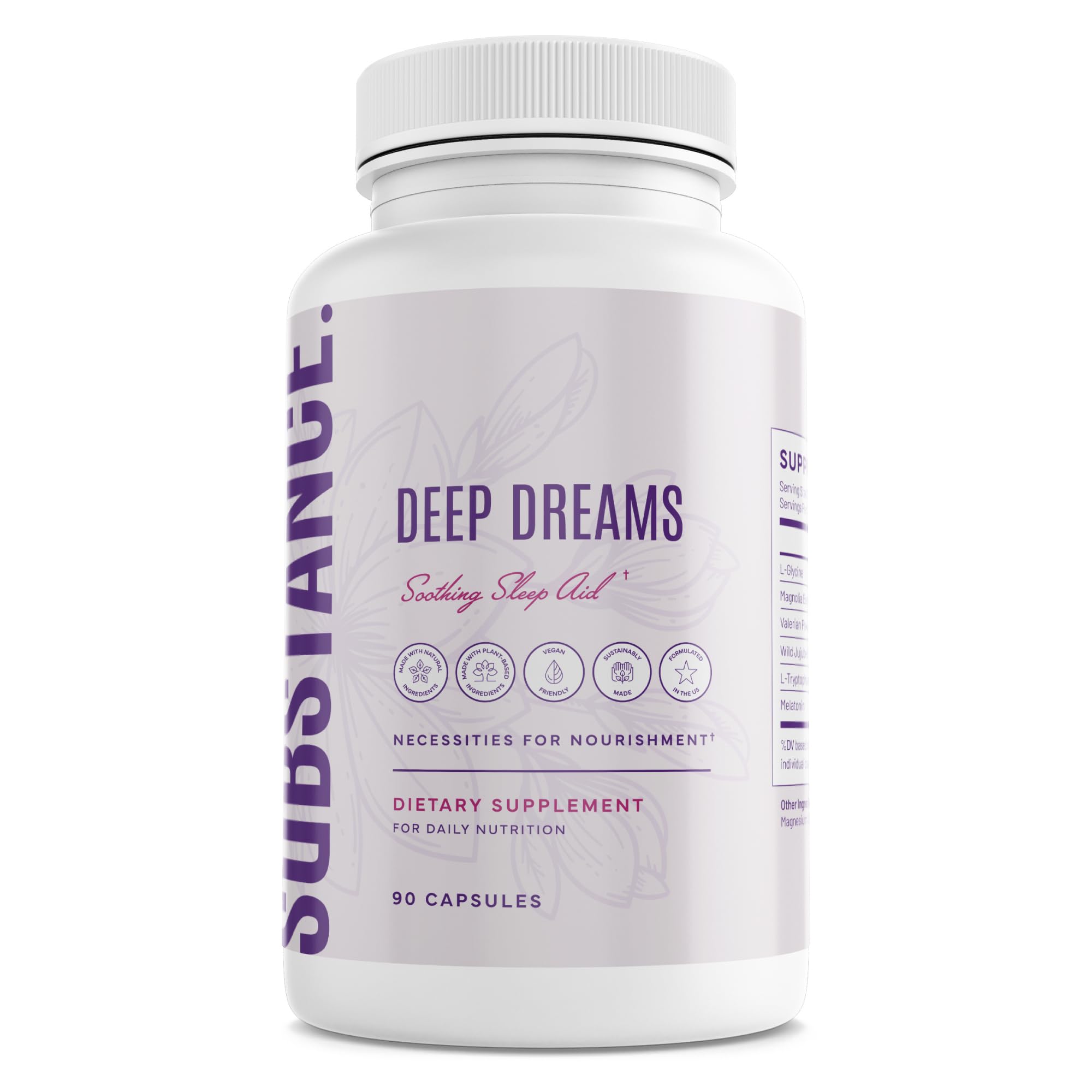 SUBSTANCE herbal sleep aid capsules