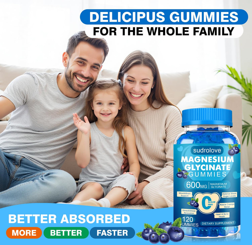 sudrolove magnesium gummies for healthy bones