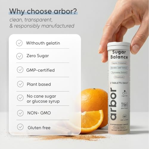 Sugar Balance effervescent tablets with refreshing flavour