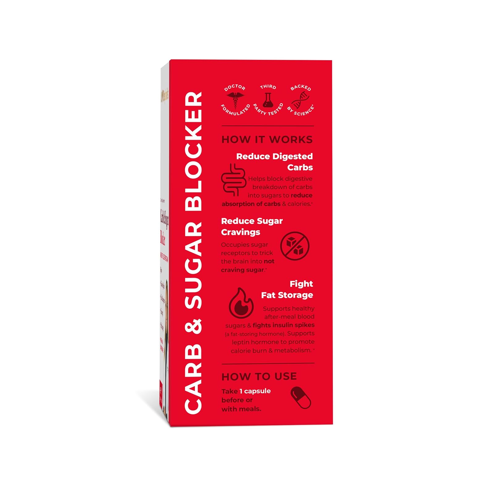 Sugar blocker supplement for cravings