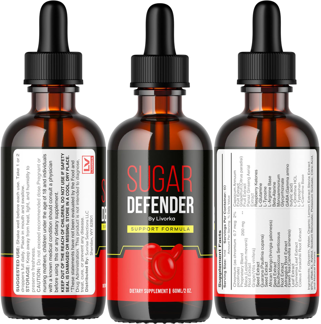 sugar defense drops for vitality