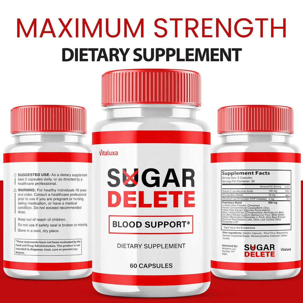 Sugar Delete vitamins for vitality