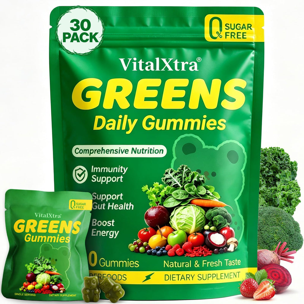 sugar-free adult greens gummies benefits