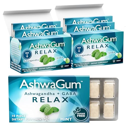 Sugar-free ashwagandha chewing gum