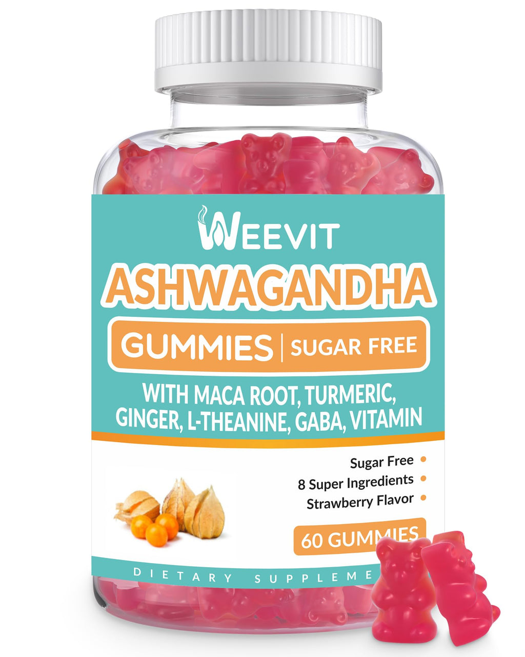 sugar free ashwagandha gummies for stress relief