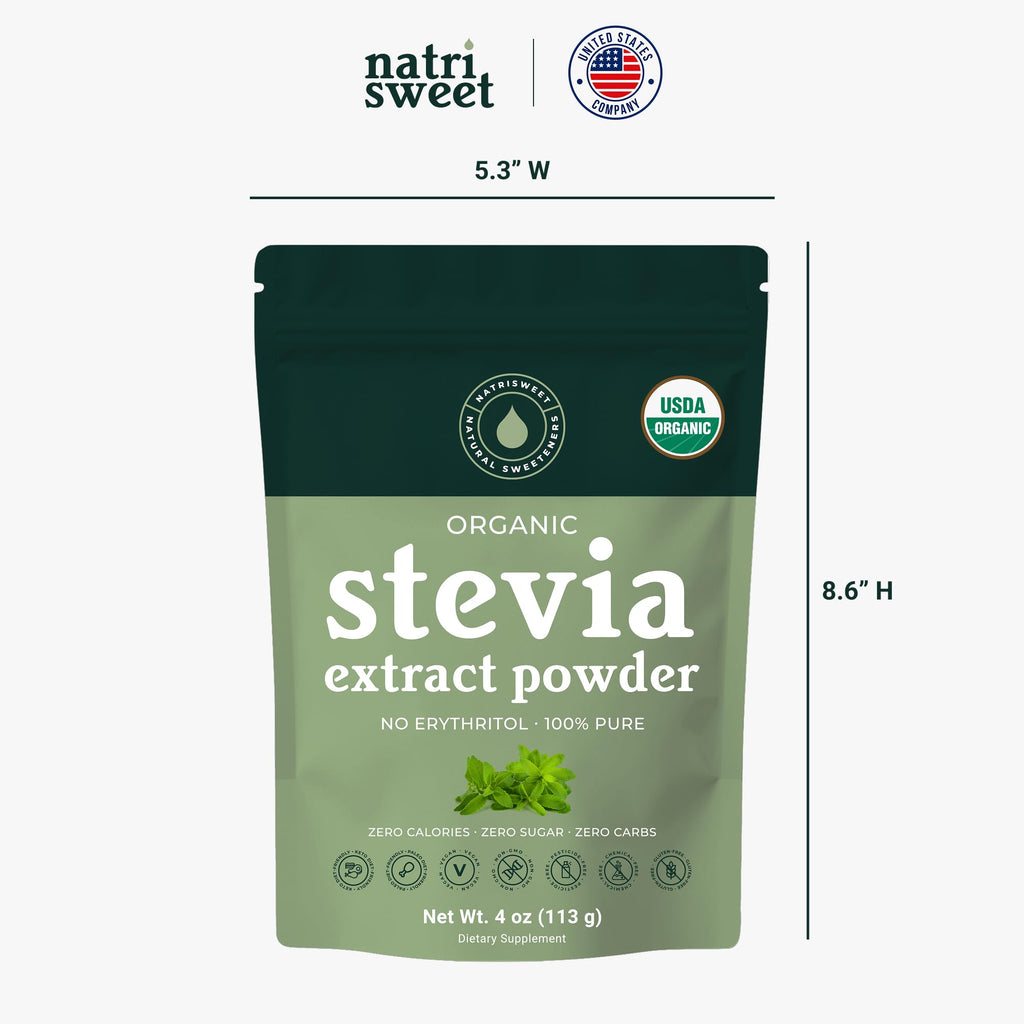 sugar-free baking with stevia powder