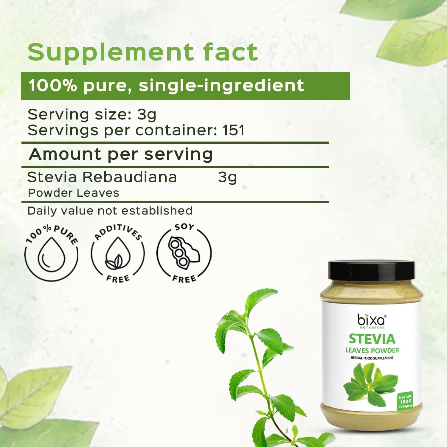 sugar-free baking with stevia