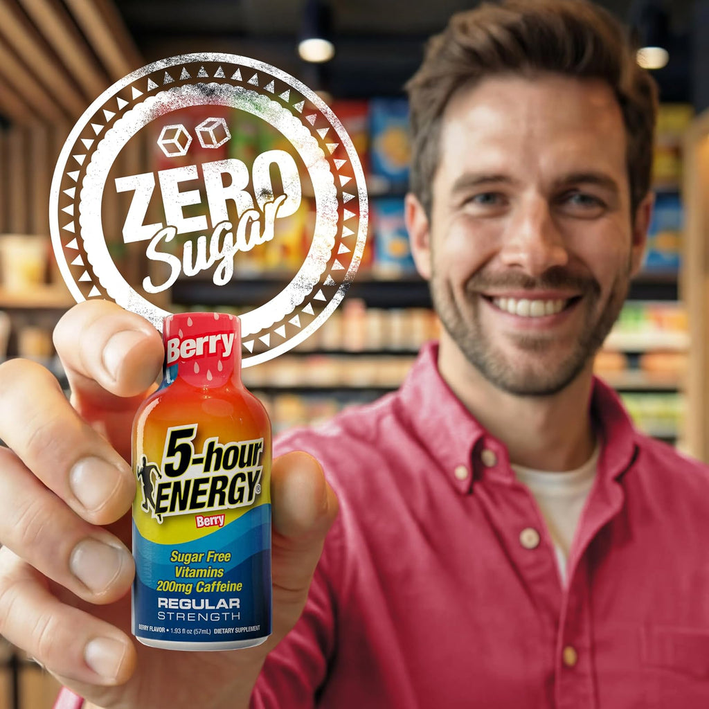 sugar-free berry energy drink