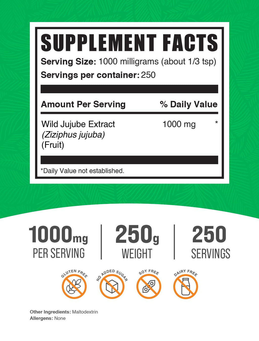 sugar free blended mineral extract