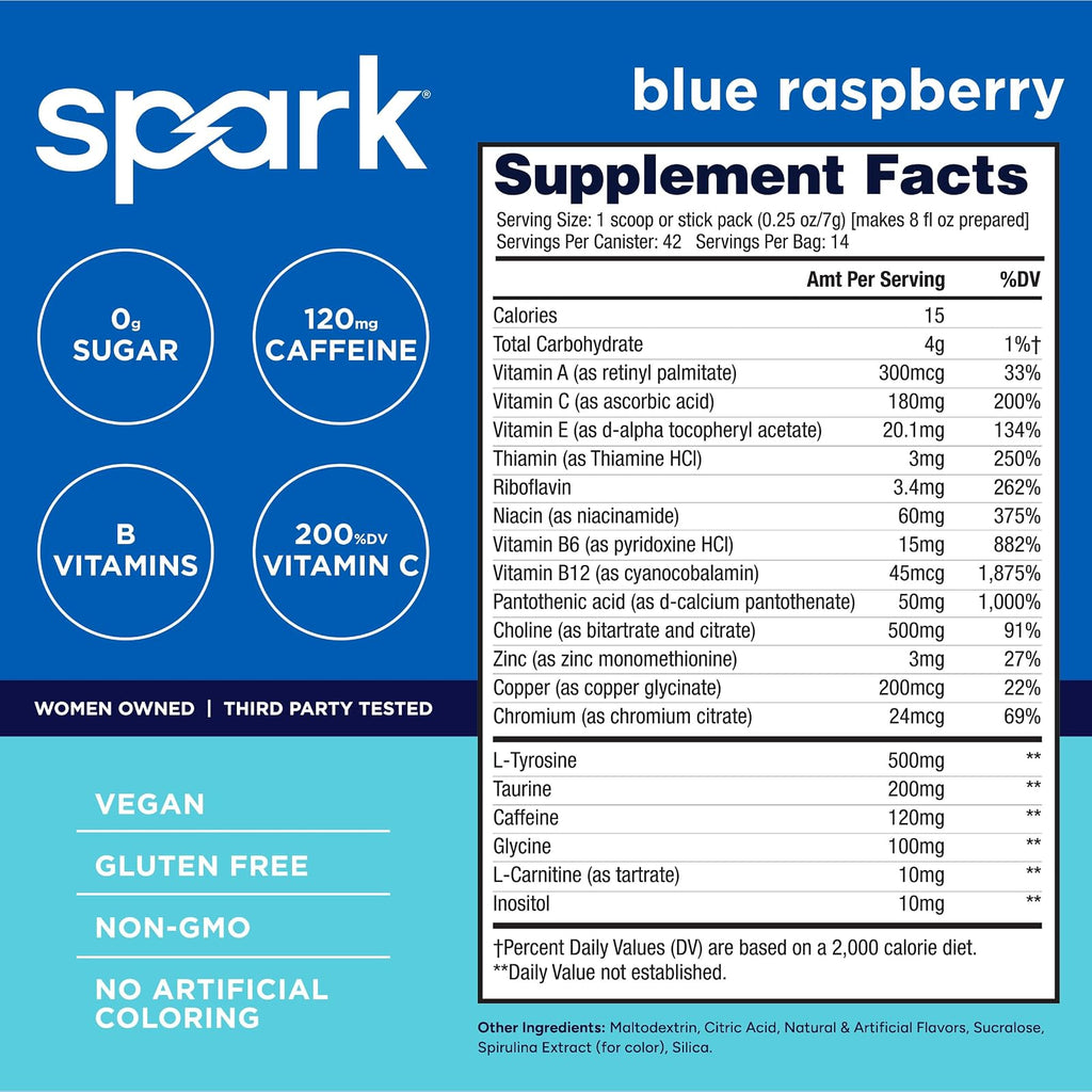 sugar-free blue raspberry energy