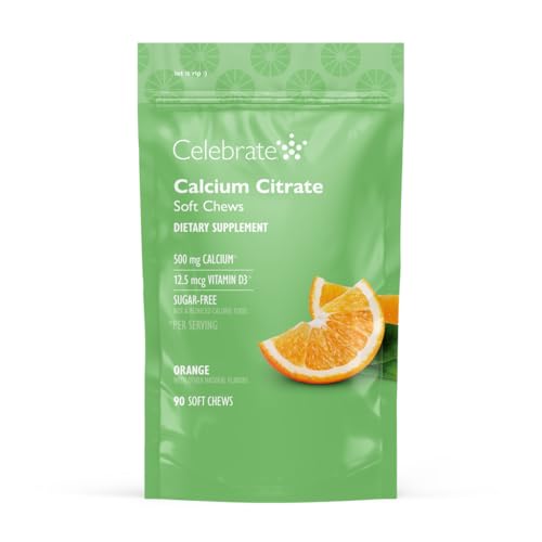 Sugar free calcium chews with vitamin D3