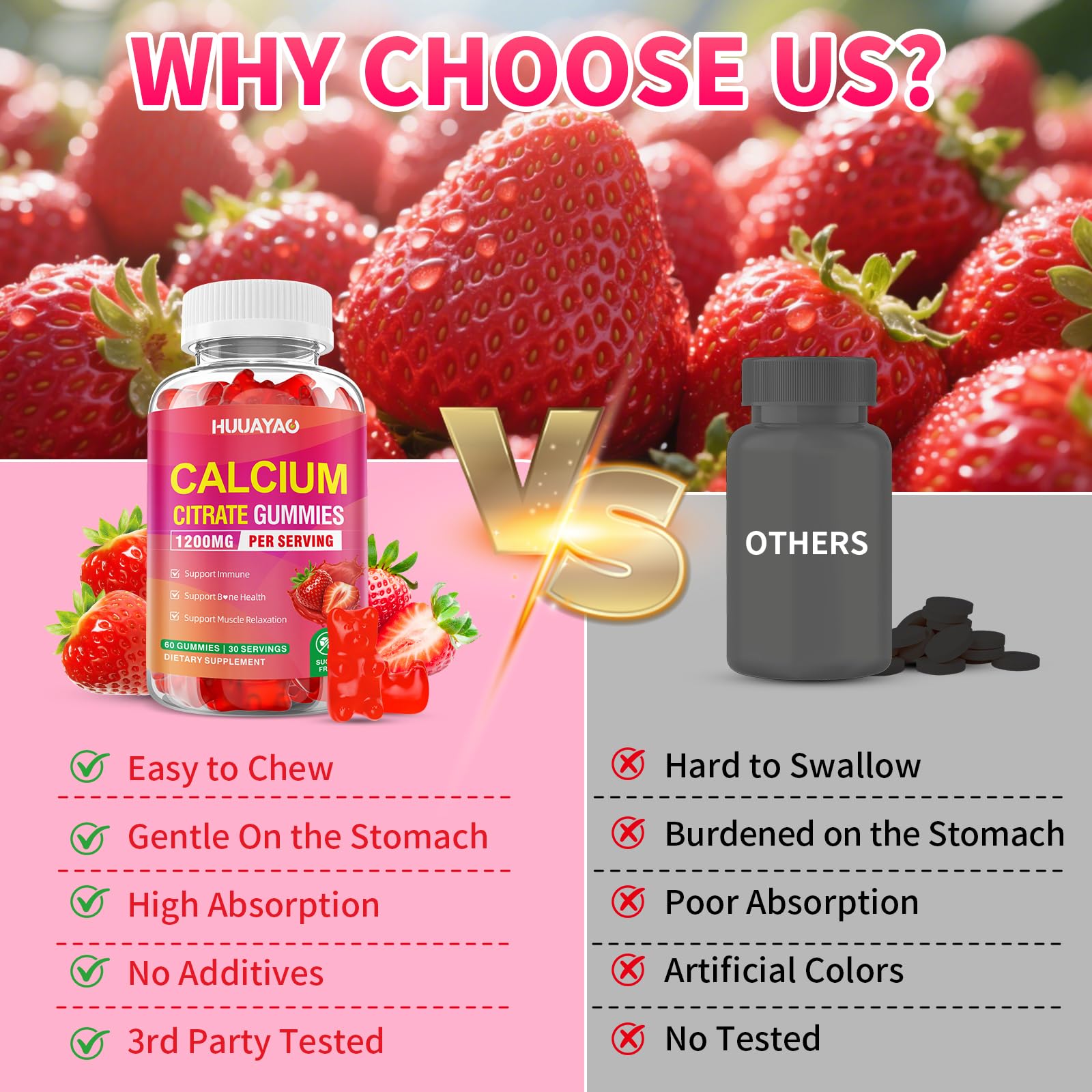 sugar-free calcium citrate gummies for better health