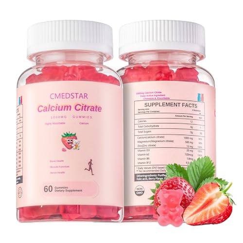 sugar-free calcium citrate gummies with vitamin D3