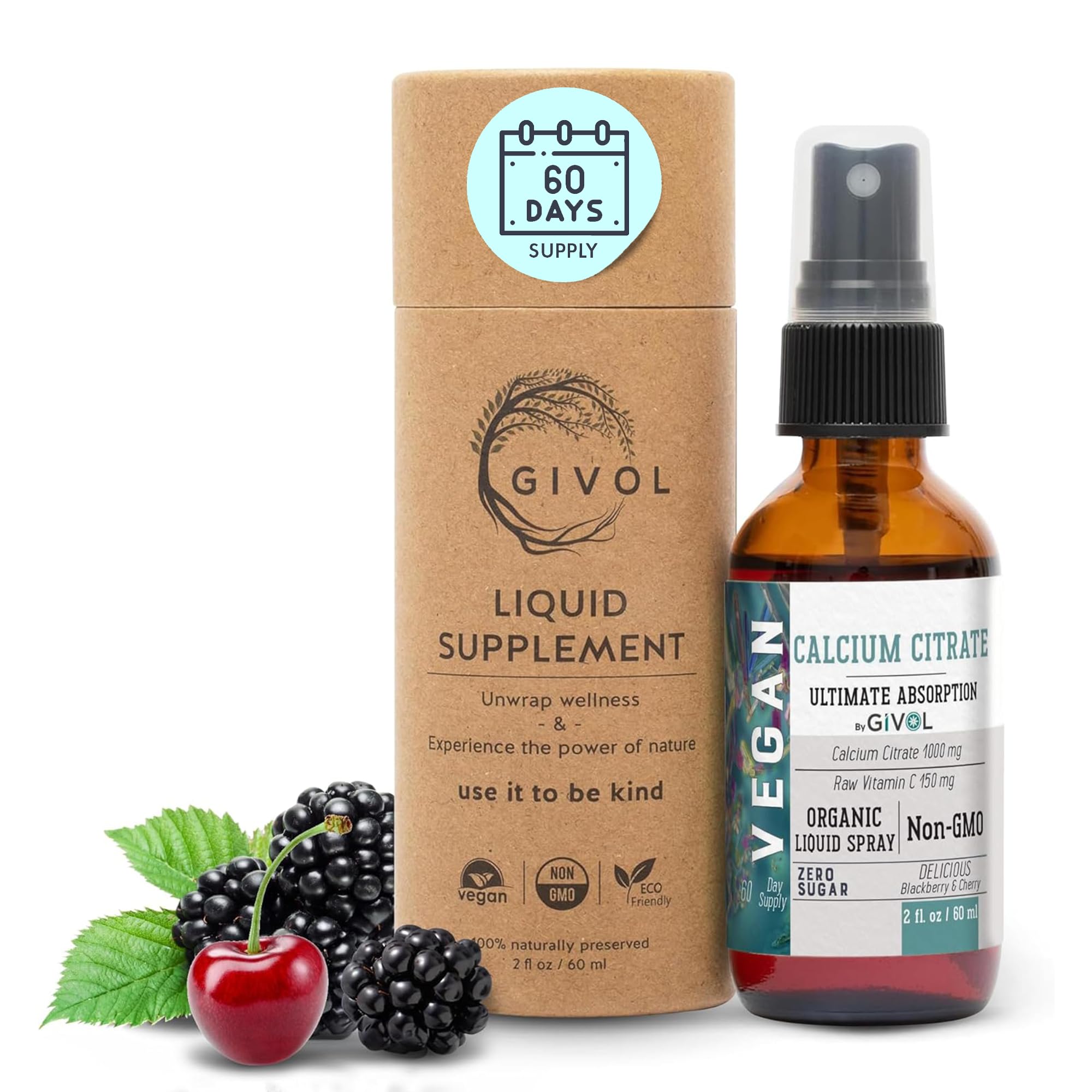 sugar-free calcium citrate spray