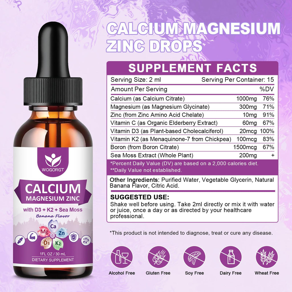 sugar-free calcium for health